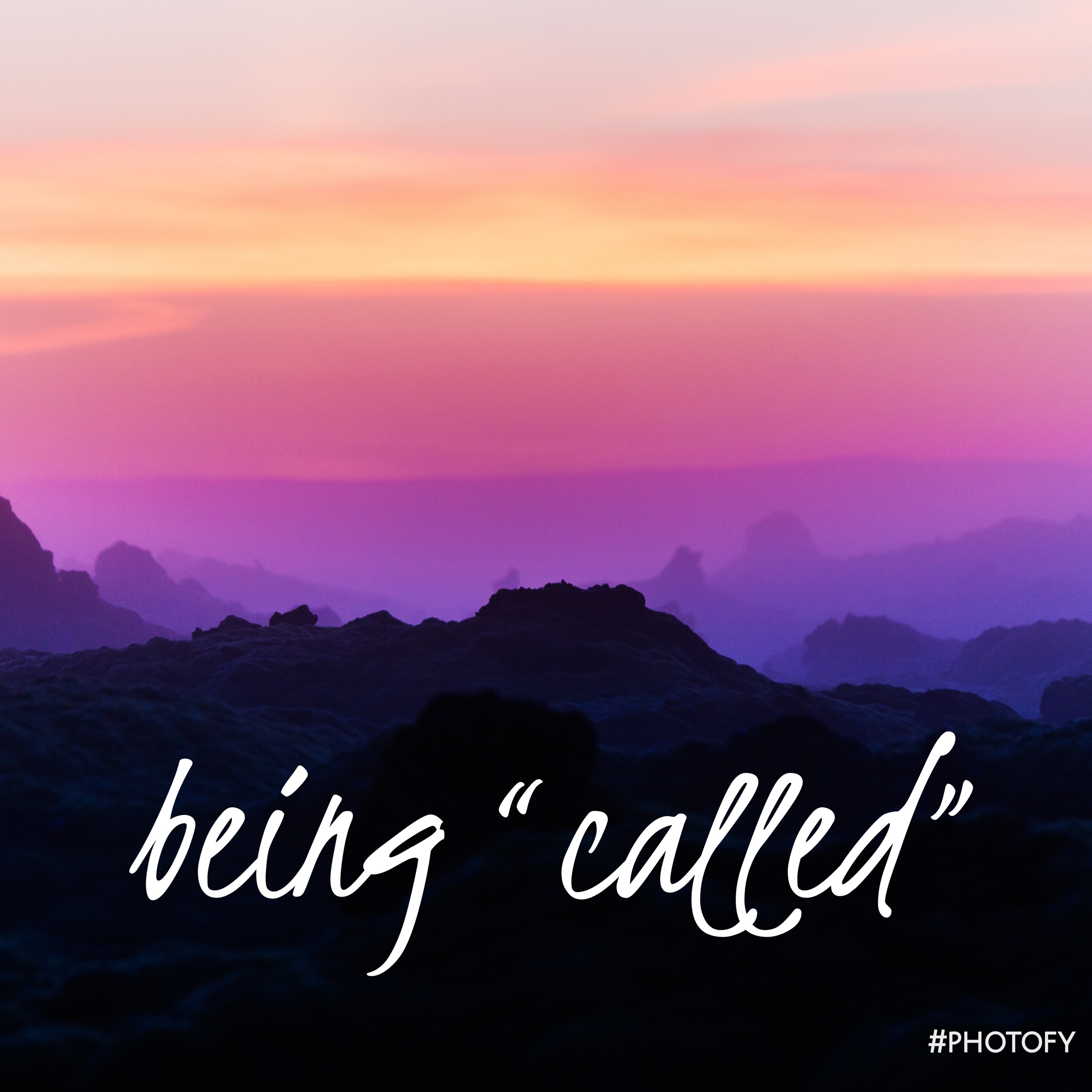 Being “called” – S.A.I.L.